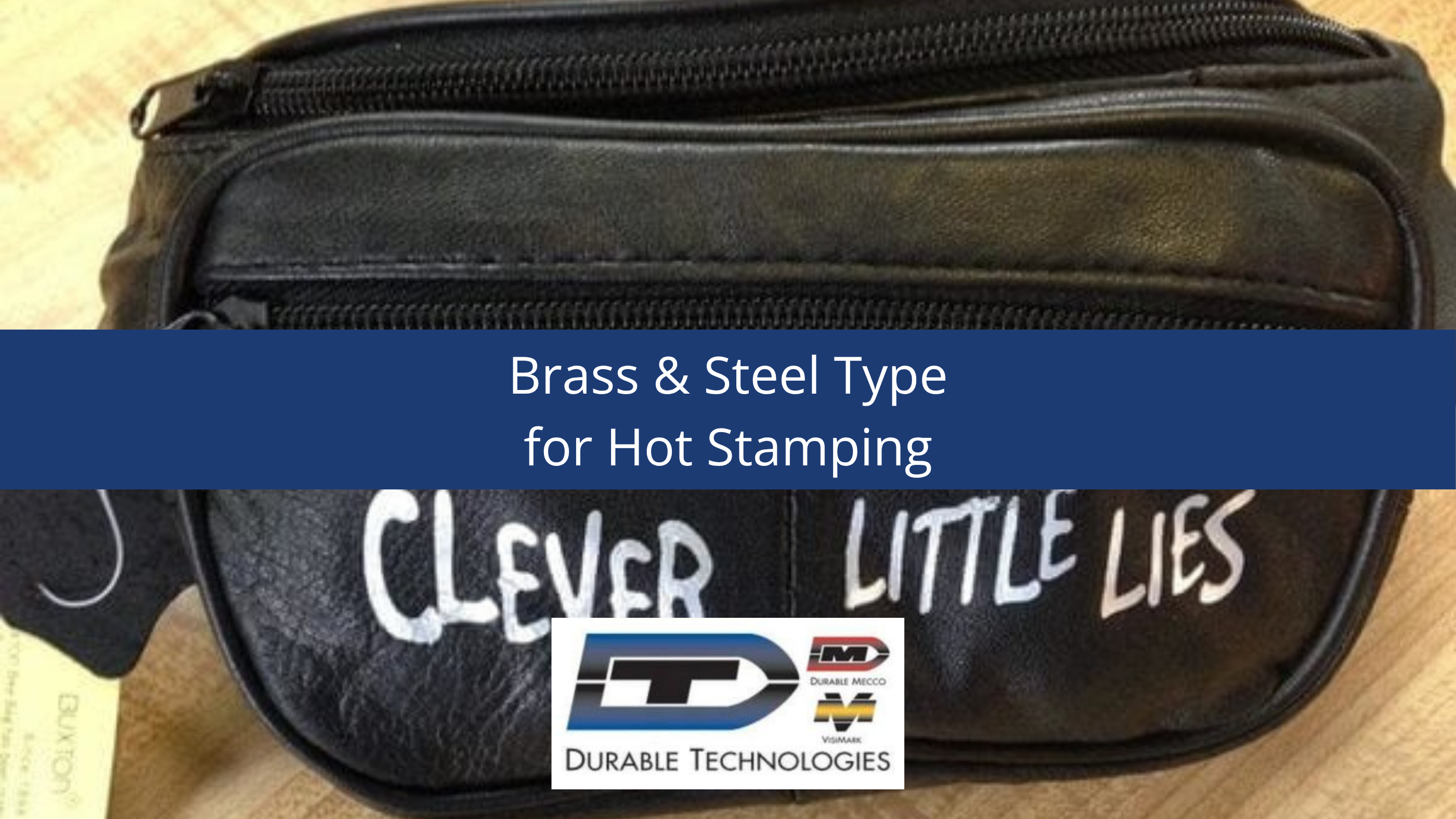 Brass & Steel Type for Hot Stamping